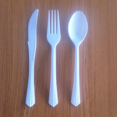 plastic cutlery, disposable tableware, plastic silver cutlery