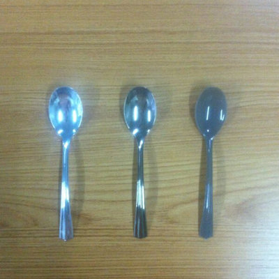 plastic spoon，plastic tableware，disposable spoon,  plastic silver cutlery