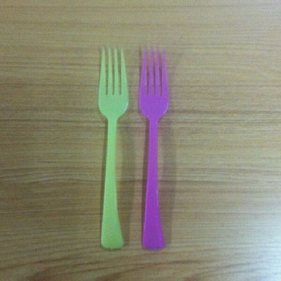 plastic fork, plastic  cutlery