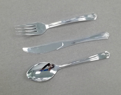 plastic knife，  plastic tableware， plastic cutlery,plastic silver cutlery