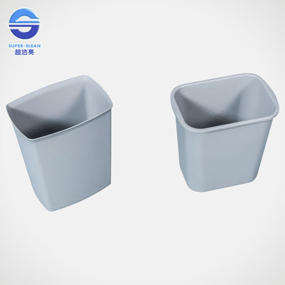 Commercial Large Square Plastic Garbage Bins For Office / Market