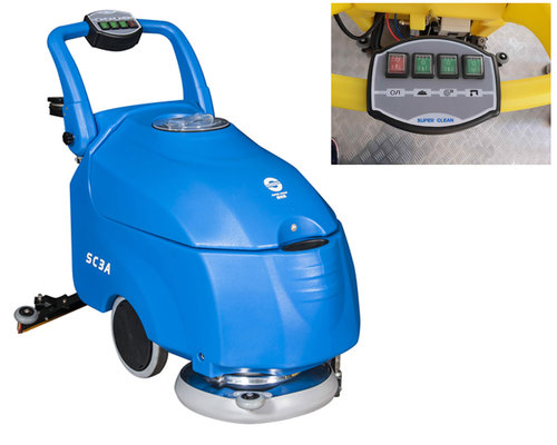 168rpm Hand Push Handheld floor scrubber Dryer High Capacity