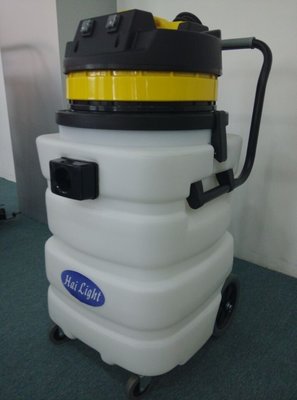 Commercial Wet And Dry Vacuum Cleaner Plastic Tank 90L 220V