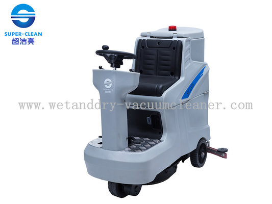 Industrial 13 Inch Floor Scrubber Dryer Plastic With Double Brush