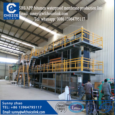2million SBS/APP bitumen waterproof membrane production line/ waterproofing membrane machine