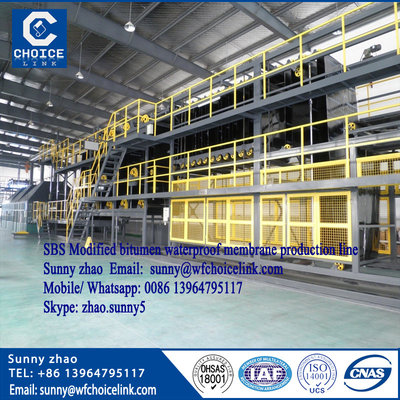 2million SBS/APP bitumen waterproof membrane production line/ waterproofing membrane machine