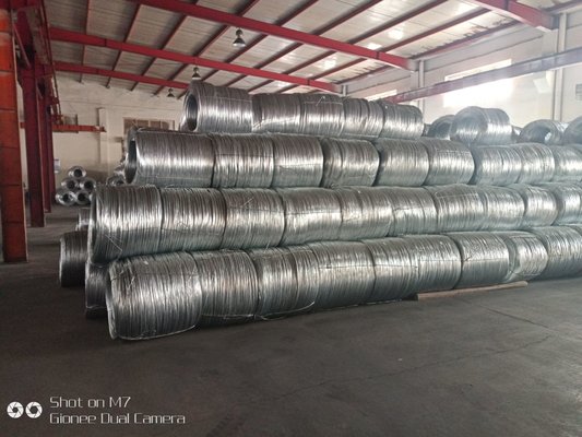 BWG14 BWG12 BWG16 Hot dipped galvanized soft low carbon steel wire chain link fence weave wire
