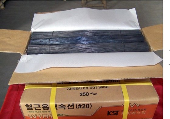pre-cutting wire Galvanized Cut Wire / straight pre-cutting black annealed wire  pre-cutting strands wire