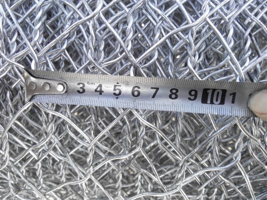 Hot dipped galvanized hexagonal opening gabion mesh triple twist hexagonal wire netting double twist hexagonal wire mesh