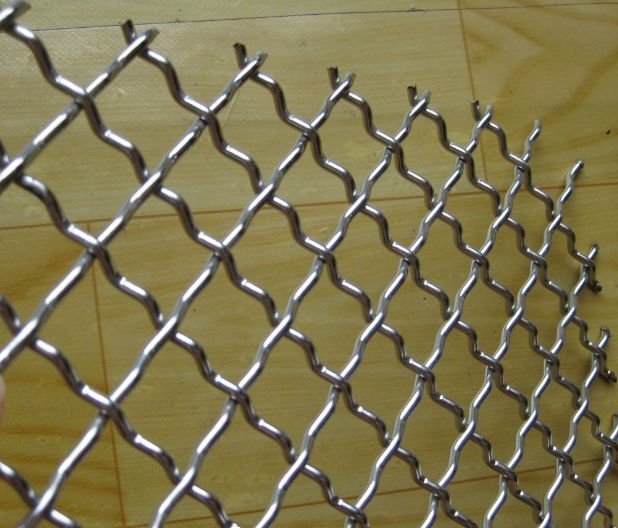 stainless steel 304 stainless steel 316 woven crimped style wire mesh waved wire mesh
