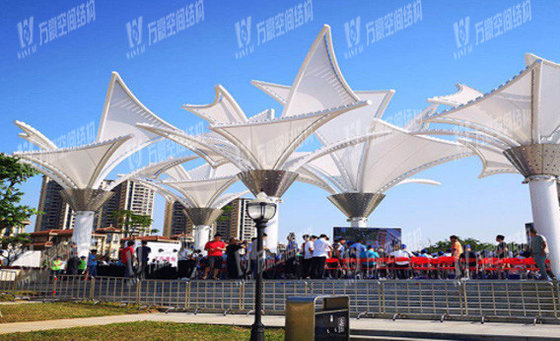 PTFE Mesh Coating Membrane Structure Project supplier