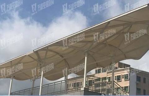 permanent architecture materials Light Rail Membrane Structure supplier