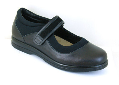 China Genuine Leather Unisex Wide Therapeutic Shoes Comfort Shoes Work Shoes Rheumatoid Shoes supplier
