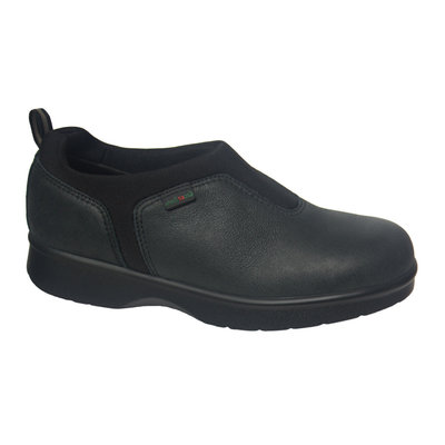 China Wide Shoes Unisex Comfort Shoes Diabetic Shoes w/ Genuine Leather Ergonomic Shoes supplier