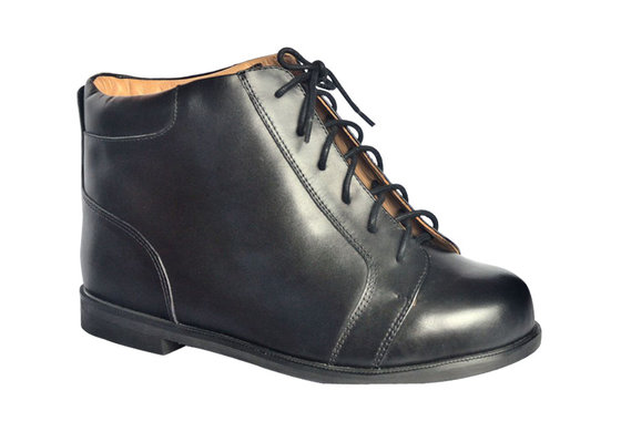 China High-Top Orthopedic Customer-made Leather Boot For Kids w/ Varus or Valgus Instability 201405 supplier