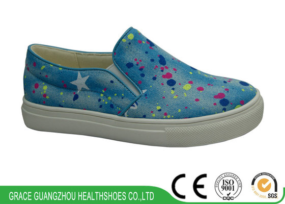 China Vibrant Kids Youth Bishop Skateboarding Shoes Canvas 1616212-5 supplier