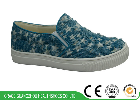 China Vibrant Kids Youth Bishop Skateboarding Shoes Slip-on Canvas 1616212-6 supplier