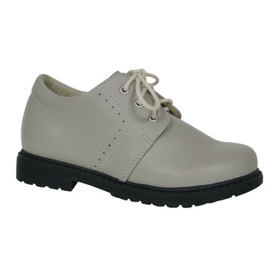 China Beige Boy's Wide Width Dress Oxford Shoe Extra Depth School Shoe 1616810 supplier