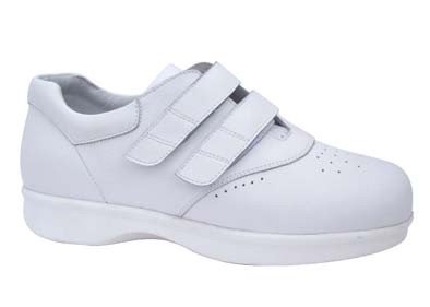 Men's Therapeutic Genuine Leather Wide Strap Diabetic Shoes Comfort Footwear supplier