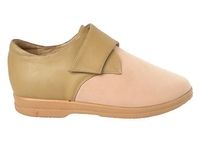 Therapeutic Genuine Leather Wide Shoes Comfort Footwear Work Shoes Casual Shoes supplier