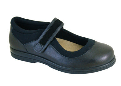 Genuine Leather Unisex Wide Therapeutic Shoes Comfort Shoes Work Shoes Rheumatoid Shoes supplier