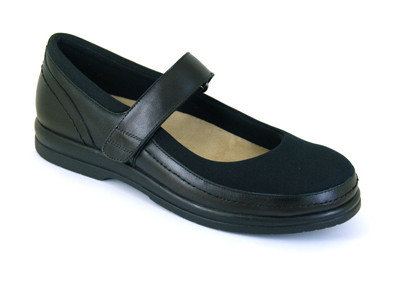 Genuine Leather Unisex Wide Therapeutic Shoes Comfort Shoes Rheumatoid Shoes Work Shoes supplier