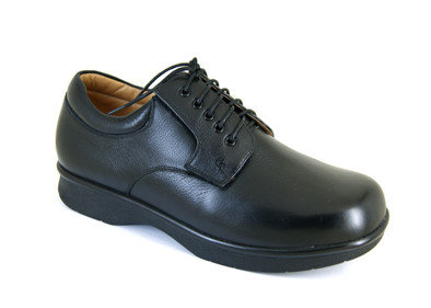 Genuine Leather Unisex Wide Therapeutic Shoes Comfort Shoes Rheumatoid Shoes Work Shoes supplier