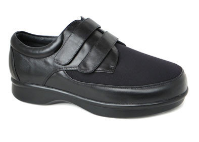 Genuine Leather Unisex Wide Therapeutic Shoes Comfort Shoes Rheumatoid Shoes Work Shoes supplier