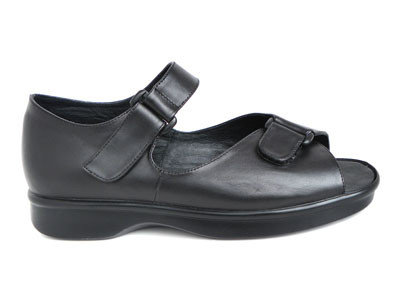 Genuine Leather Womens Wider Width Arthritis Shoes Comfort Shoes Work Sandals supplier