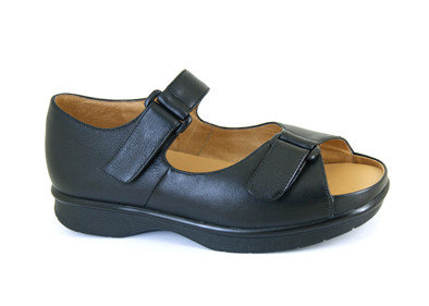 Genuine Leather Womens Wider Width Arthritis Shoes Comfort Shoes Work Sandals supplier