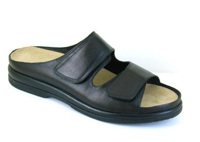 Genuine Leather Unisex Wider Width Arthritis Shoes Comfort Shoes Slip-on Middle East Sold-out Style supplier