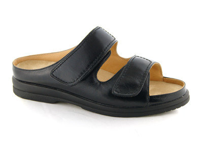 Genuine Leather Unisex Wider Width Arthritis Shoes Comfort Shoes Slip-on Middle East Sold-out Style supplier