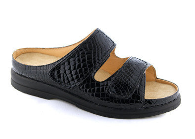Genuine Leather Unisex Wider Width Arthritis Shoes Comfort Shoes Slip-on Middle East Sold-out Style supplier