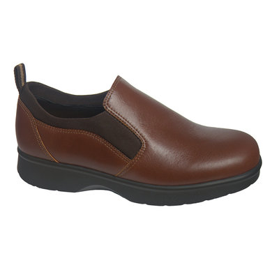 Wide Shoes Unisex Comfort Shoes Diabetic Shoes w/ Genuine Leather Ergonomic Shoes supplier
