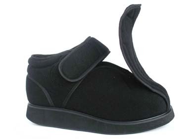 Men's Ultra-light Black Stretchable Diabetic Shoes # 5609244 supplier