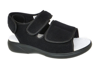 Men's Ultra-light Black Stretchable Diabetic Shoes Diabetic Sandals #5810135 supplier