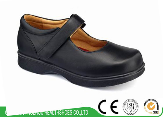 Genuine Leather Mens Wide Therapeutic Shoes Comfort Shoes Rheumatoid Shoes Work Shoes supplier