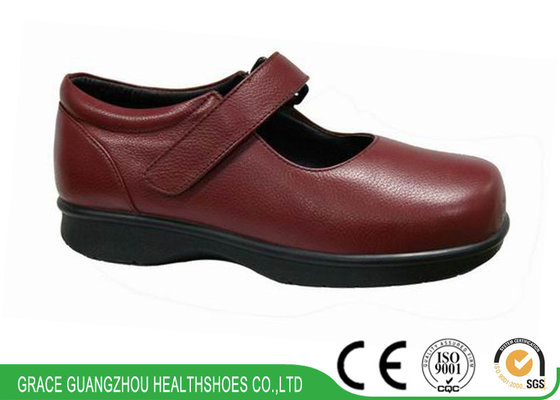 Genuine Leather Mens Wide Therapeutic Shoes Comfort Shoes Rheumatoid Shoes Work Shoes supplier