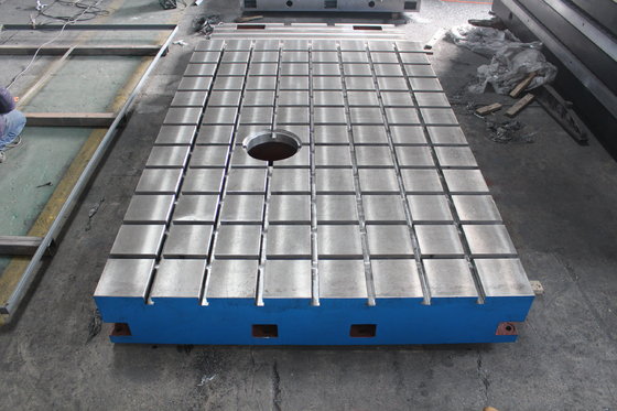 Cast Iron motor test plate with hole in center