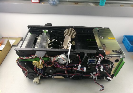 ATM Wincor Nixdorf CMD V4 Stacker Module without Single Reject 01750109658 supplier