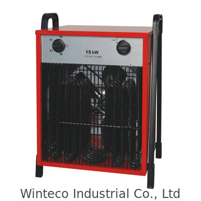 Industrial Fan Heater Portable Air Heater 15KW Square Shape