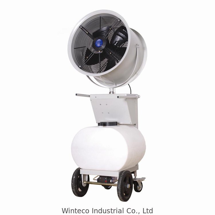 Alta presión de ventilador de la nebulización de boquilla Equipo de eliminación de polvo