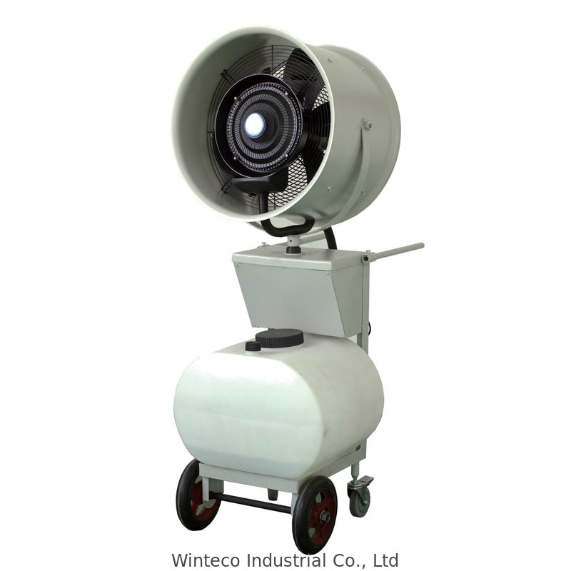 Ventilador de la niebla Móvil Control del Polvo Equipo humidificador desempolvando Polvo