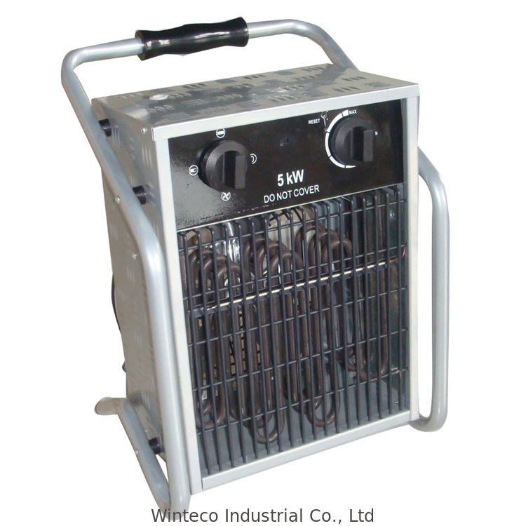 Calentador de ventilador industrial calentador calentador de aire de 3kw