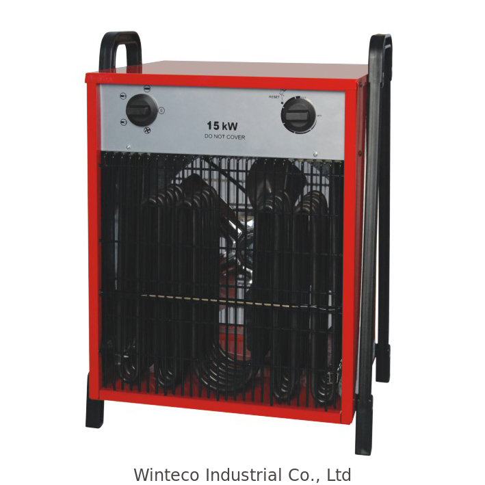 Calentador de Ventilador Industrial Forma Calentador Aire 15KW plaza portátil