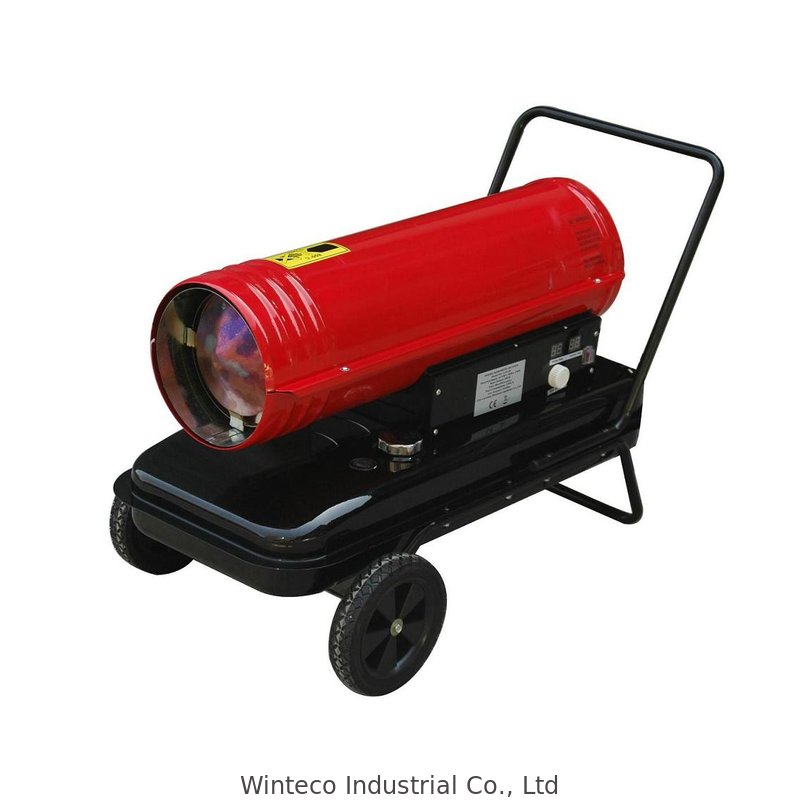 Diesel Space Heater Air Heater Outdoor Heater Direct Kerosene Heater 20KW with Wheels