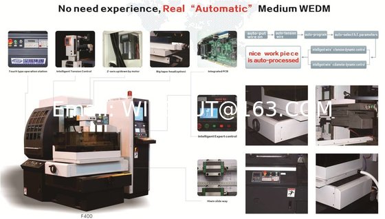 Wire EDM machine reuse molybdenum wire multiple pass cutting CNC QB Series 500x630 economy type