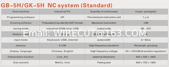 Wire EDM machine reuse molybdenum wire multiple pass cutting CNC QB Series 500x630 economy type