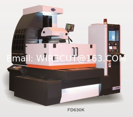 Wire EDM machine reuse molybdenum wire multiple pass cutting CNC FD Series 400x500 taper or degree cutting