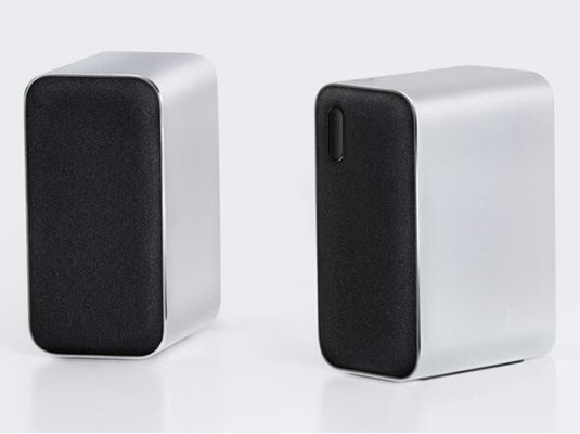 Mi Bluetooth Stereo Wireless Bookshelf Speakers Aux LED Indicator 12W 2.4GHz For PC / Tablet